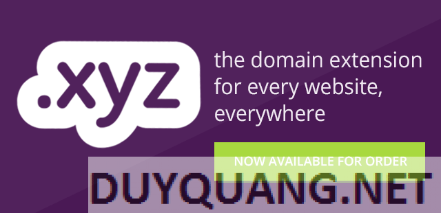 Instructions to register .xyz domain name for 0 VND (free) - AnonyViet ...