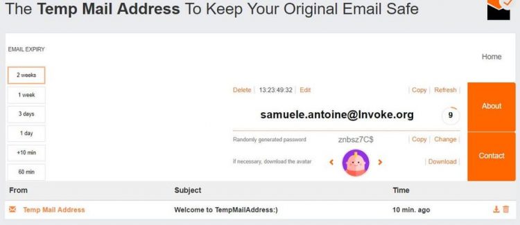 List of Websites to create the Best Temporary Virtual Mail - AnonyViet ...