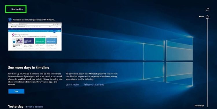 How to use Virtual Desktop on Windows 10 to create multiple Desktops ...