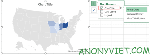 How to Create a Map Chart in Microsoft Excel - AnonyViet - English Version