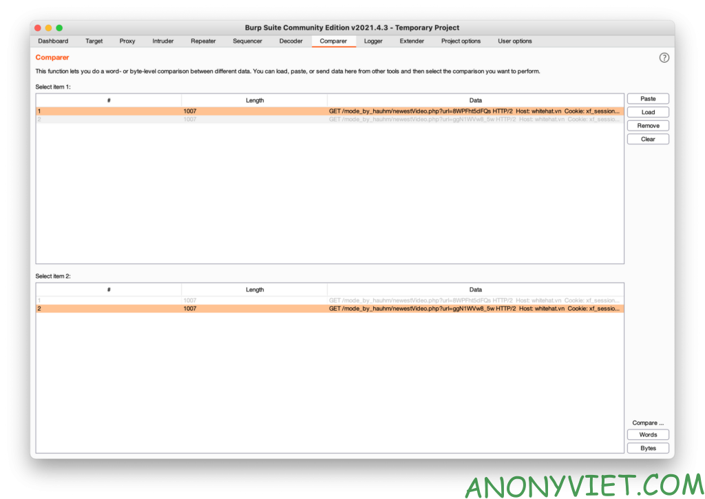Web Pentest - Lesson 1: An overview of Burp Suite - AnonyViet - English ...