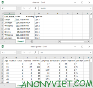 Lesson 28: How to view 2 Excel sheets at the same time with View ...