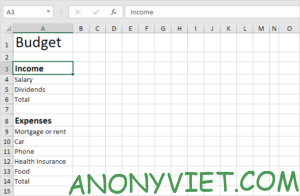 Lesson 57: How to create a Budget Expenditure Table in Excel ...