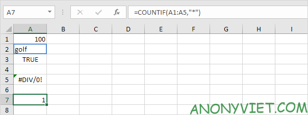 Lesson 108 How To Count Cells Containing Text In Excel