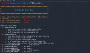 Fast Google Dorks Scan: Thu thập thông tin trang web bằng Dorks - AnonyViet
