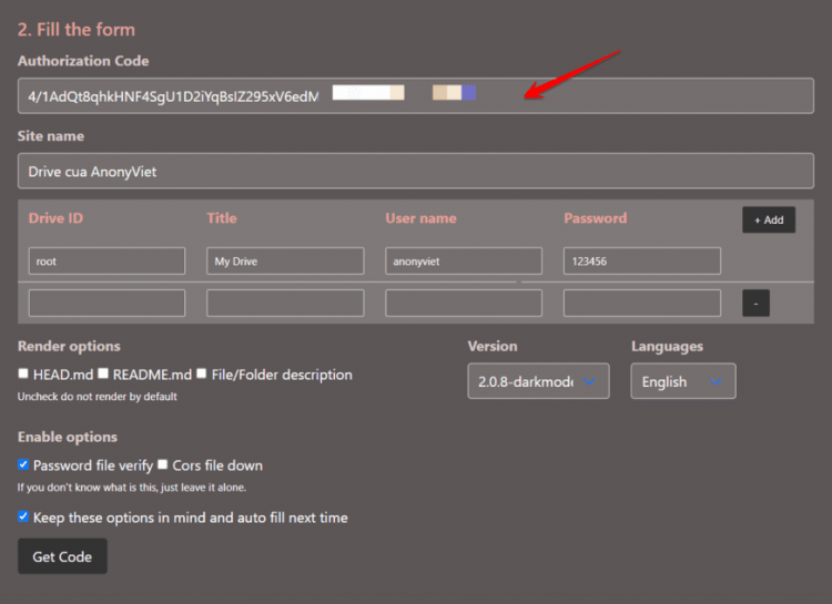 Tạo trang Get Link Google Drive bằng goindex và Workers CloudFlare - AnonyViet