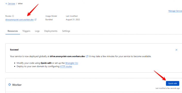 Tạo trang Get Link Google Drive bằng goindex và Workers CloudFlare - AnonyViet