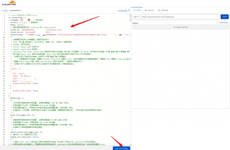 Tạo trang Get Link Google Drive bằng goindex và Workers CloudFlare - AnonyViet