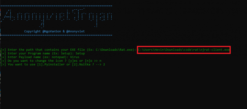 AT v1.1 - RAT encryption bypasses Windows Defender - AnonyViet ...