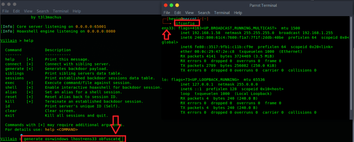 Villain - Bypass AntiVirus chiếm quyền Shell Windows và Linux - AnonyViet