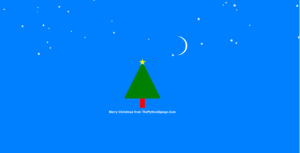 Code cây thông Noel bằng Python - Merry Christmas Python - AnonyViet