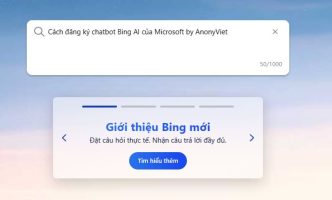 Cách đăng ký Bing AI Chatbot của Microsoft mạnh hơn ChatGPT - AnonyViet