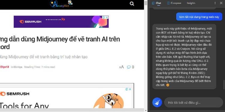 Bing AI - Microsoft's smart search engine - AnonyViet - English Version