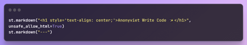 Cách tạo Web App Chatbot viết code tự động bằng Python - AnonyViet