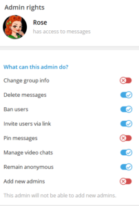 How to use Bot Rose Telegram - AnonyViet - English Version