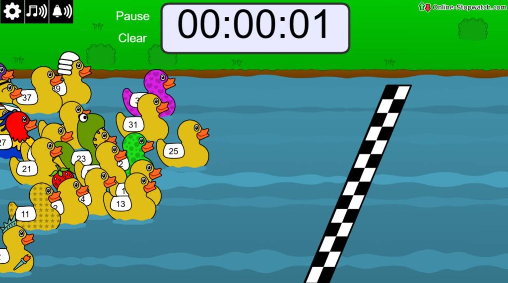 How to create a very funny Duck Race game called and return cards ...