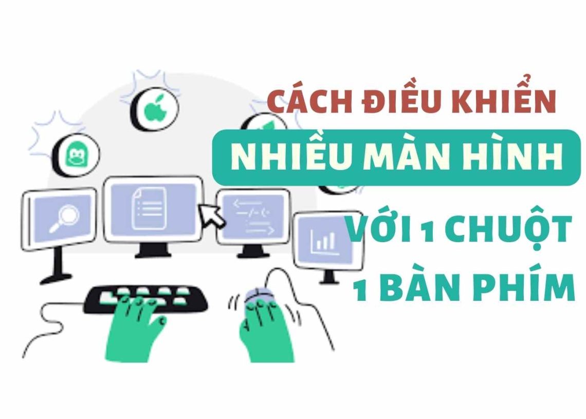4 ứng dụng điều khiển nhiều máy tính chỉ với 1 bàn phím và chuột - AnonyViet