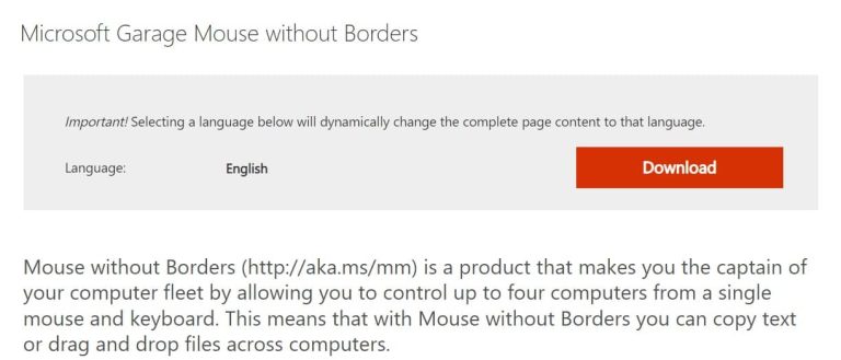Mouse without Borders - điều khiển 2 màn hình bằng 1 chuột