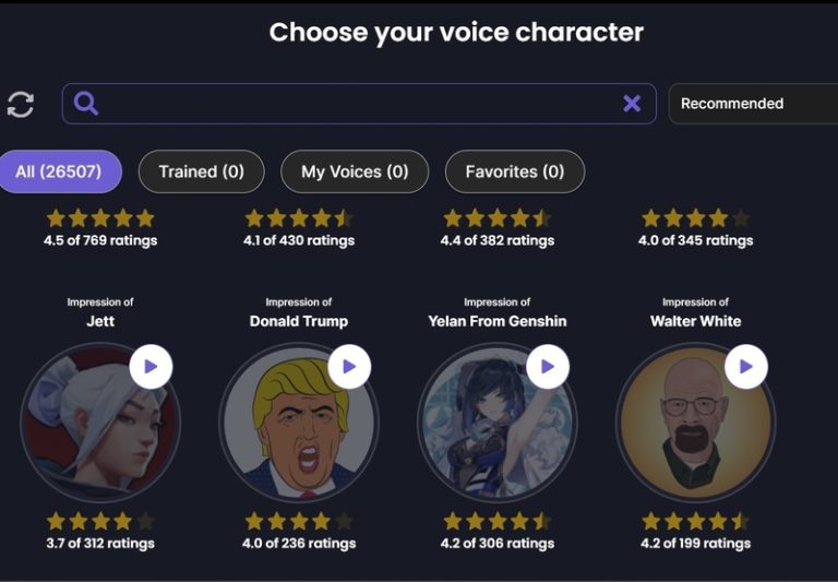 Thay đổi giọng nói thành bất kì người nào với Voice AI - AnonyViet