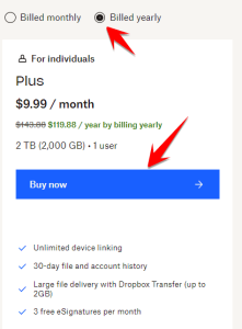 Hướng dẫn nâng cấp Dropbox 2TB dùng 1 năm miễn phí - AnonyViet