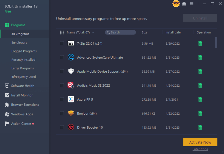 Download IObit Uninstaller 13 Full Key – Gỡ bỏ phần mềm tận gốc - AnonyViet