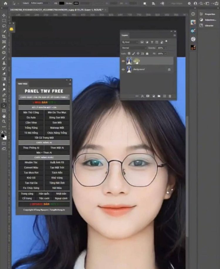 Download Panel TMV: Panel chỉnh sửa ảnh miễn phí cho Photoshop - AnonyViet