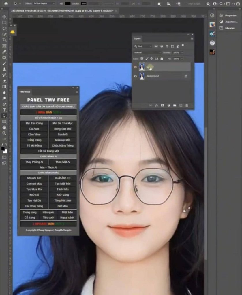 Download Panel TMV: Panel chỉnh sửa ảnh miễn phí cho Photoshop - AnonyViet