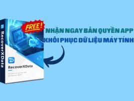 Nhận ngay bản quyền RecoverXData Pro - Phần mềm khôi phục dữ liệu đã xóa - AnonyViet