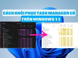 How to restore old Task Manager on Windows 11 - AnonyViet - English Version