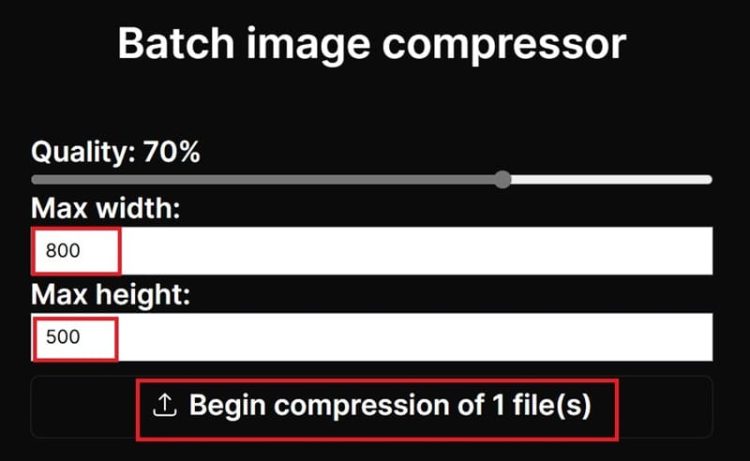 Nén ảnh hàng loạt dễ dàng với Batch Image Compressor - AnonyViet