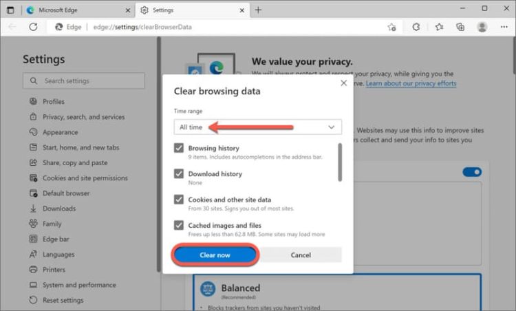 4 ways to fix Out of Memory error on Microsoft Edge - AnonyViet ...