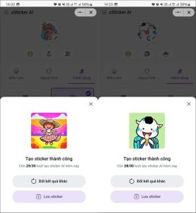 Create your own "unique" Zalo stickers with zSticker AI - AnonyViet ...