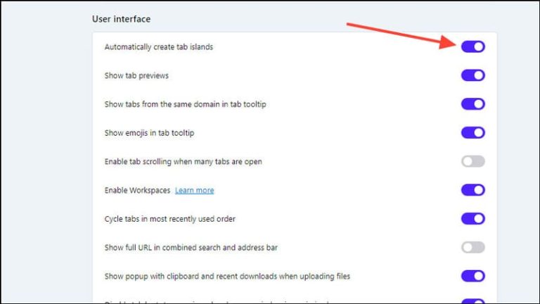 How to activate and use Tab Islands on Opera browser - AnonyViet ...