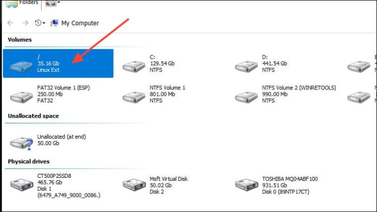4 ways to access Linux files from Windows 11 - AnonyViet - English Version