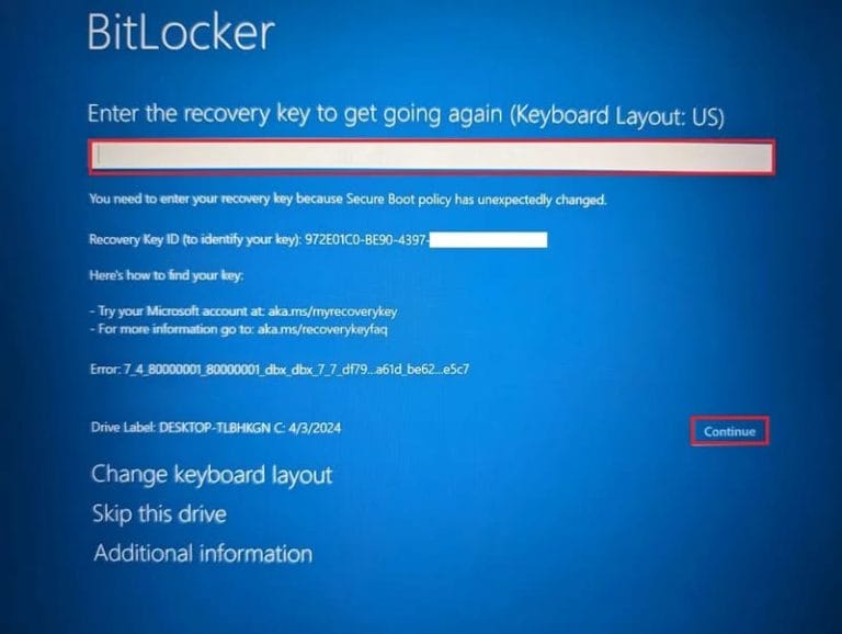 Hướng dẫn tìm BitLocker Recovery Key trên Windows 11/10 - AnonyViet