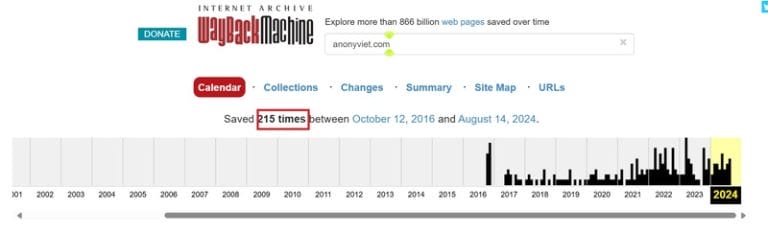 Wayback Machine: Explore the old look of any website - AnonyViet ...
