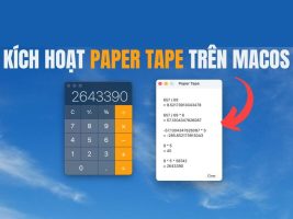 Khám phá tính năng Paper Tape trong Calculator trên macOS - AnonyViet