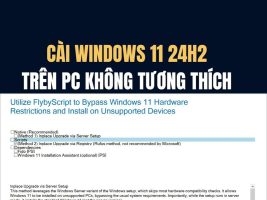 Flyby11: Tool to install Windows 11 24H2 on PC is not compatible - AnonyViet - English Version