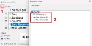 ZaloMove: How to change the drive to save files on Zalo to reduce C ...
