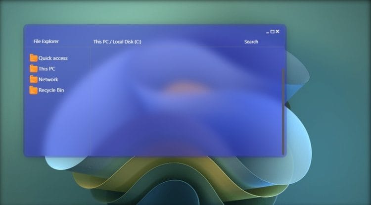 ExplorerBlurMica: Create a shimmering effect for the Explorer interface ...