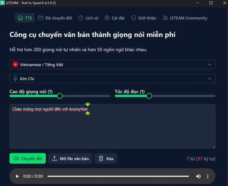Text to Speech - Công cụ chuyển văn bản thành giọng nói miễn phí ...