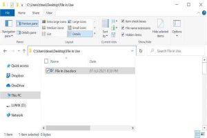 Mẹo khắc phục lỗi File is open in another program - AnonyViet